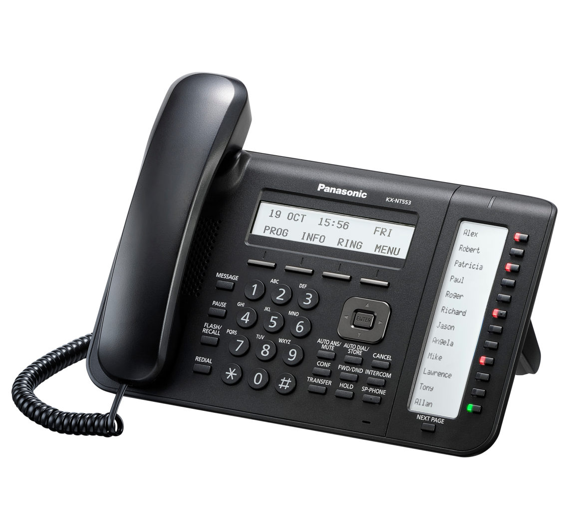 Panasonic KX-NT553 Executive IP Phone - SystemNet Communications Ltd.