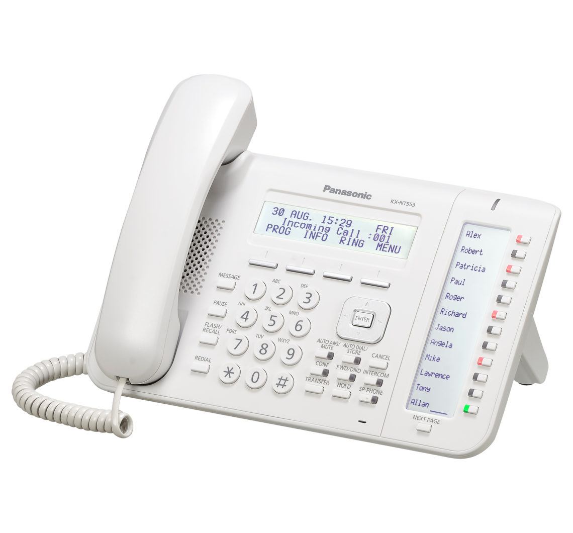 Panasonic KX-NT553 Executive IP Phone - SystemNet Communications Ltd.