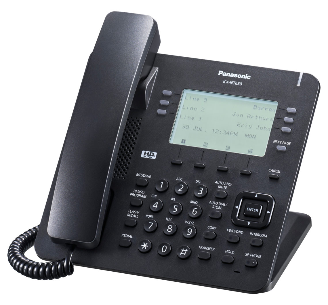 Panasonic KX-NT630 Executive IP Phone - SystemNet Communications Ltd.