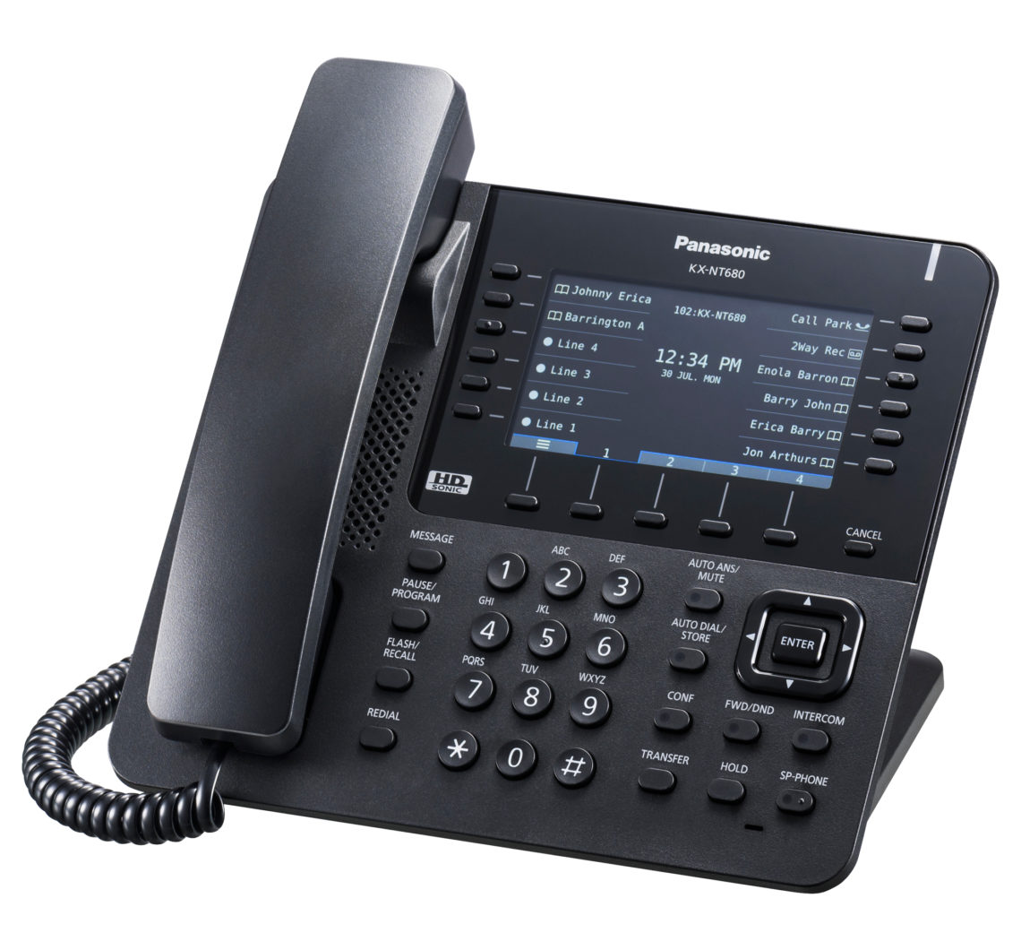 Panasonic KX-NT680 Executive IP Phone - SystemNet Communications Ltd.